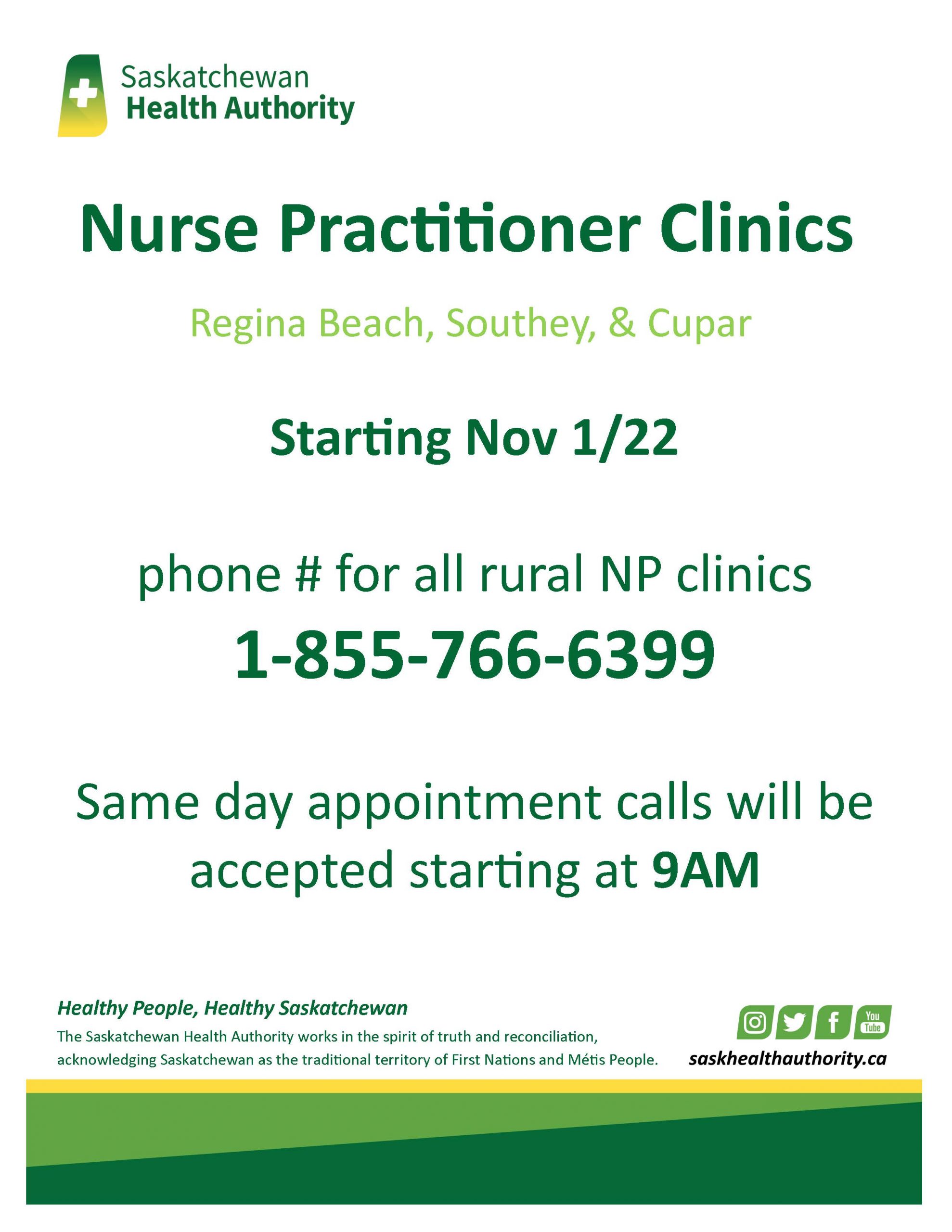 New Phone Number to Book Appointments - Town of Southey